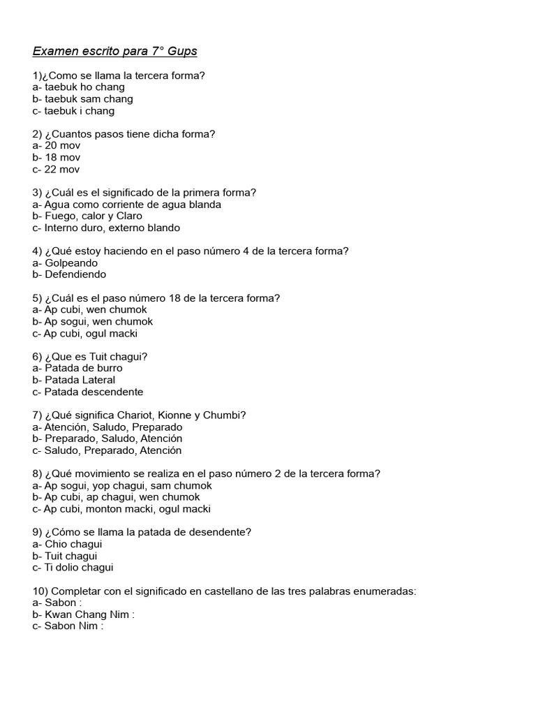 Examen 7 Gups | PDF