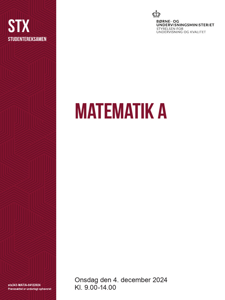 stx243 Mat A 04122024 25900-87776 | PDF