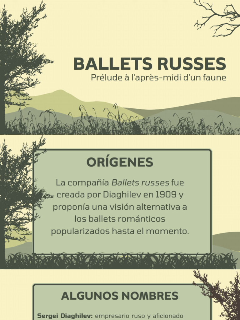 Ballets Russes: Prélude y su Innovación | PDF | Ballet | Bailes