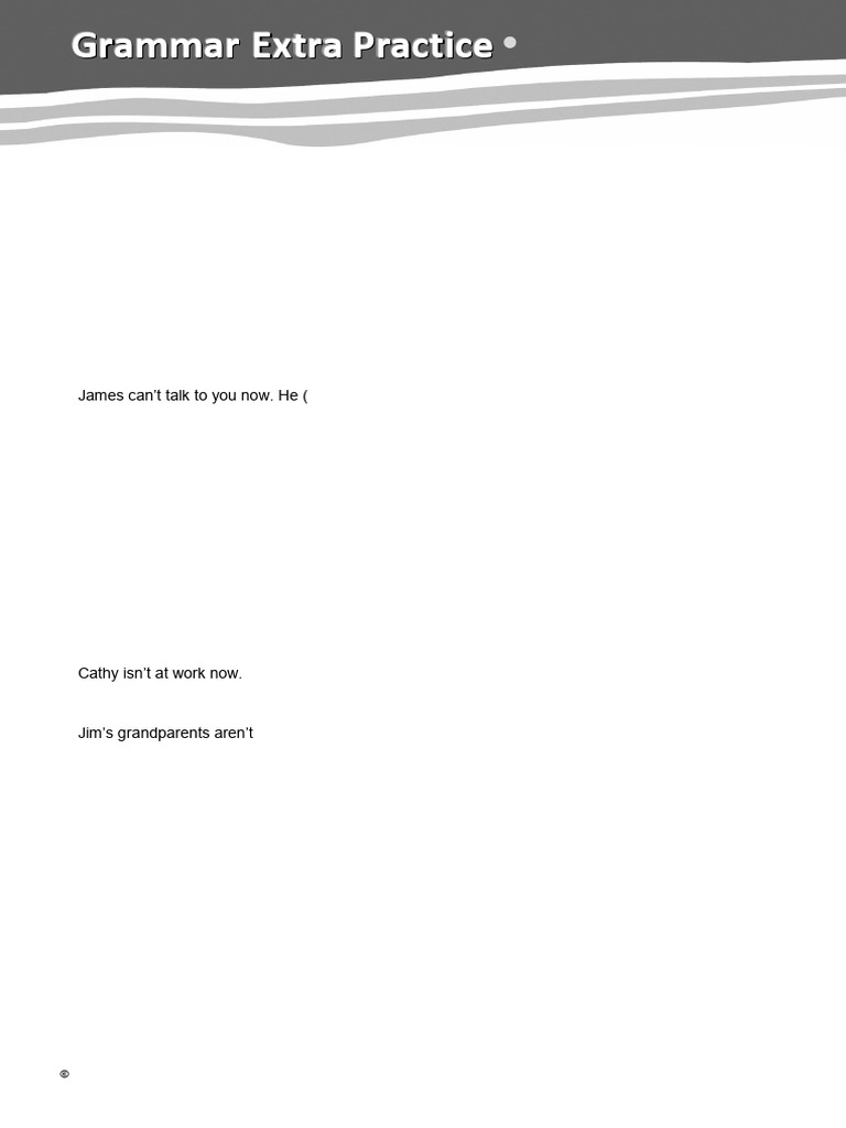 2 Flash6 Grammar Extra Practice 3 | PDF | Perfect (Grammar) | Linguistic Typology