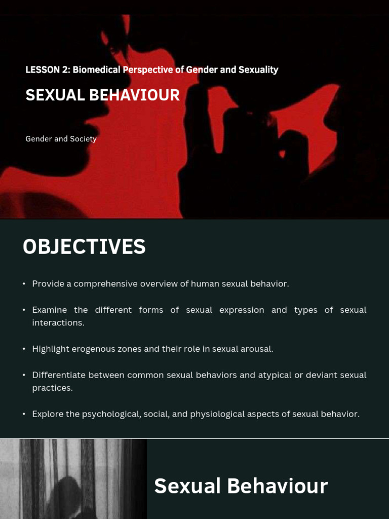 BSHM-3B_GROUP 9_SEXUAL BEHAVIOUR-DELA CRUZ & DE LEON | PDF | Human Sexual Activity | Sexual Arousal