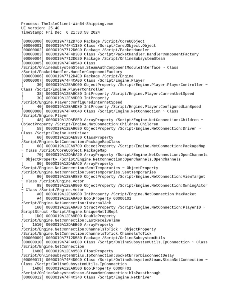 The Isle Client Win64 Package Details | PDF