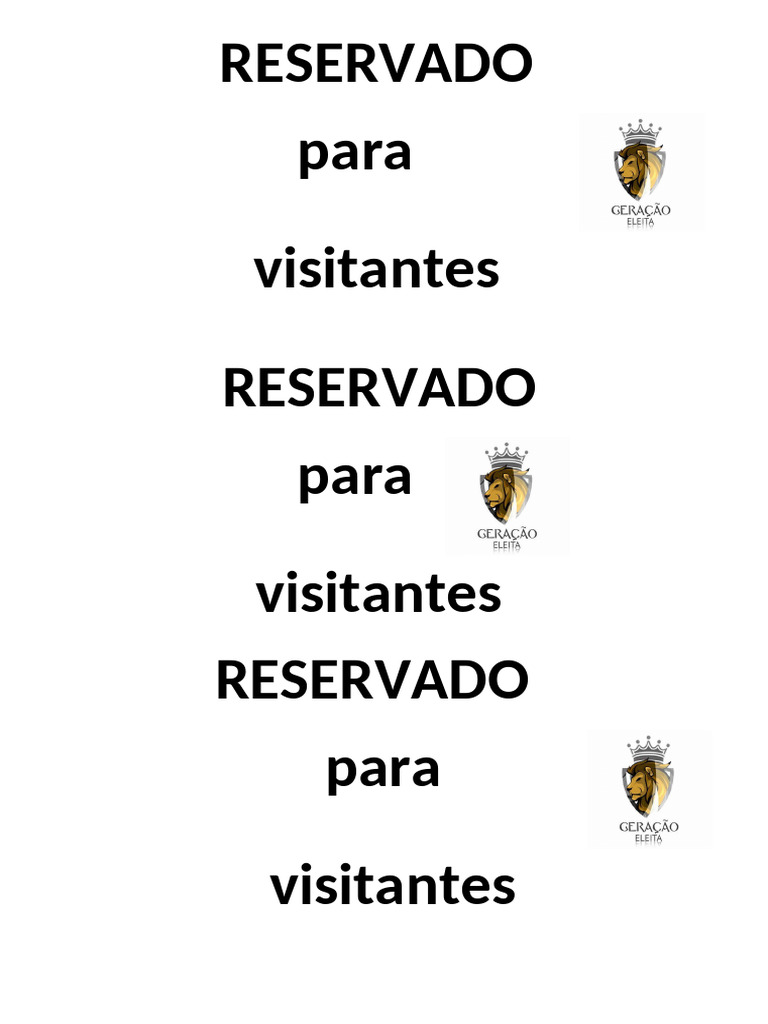 Palabra Reservada para Imprimir PDF | PDF