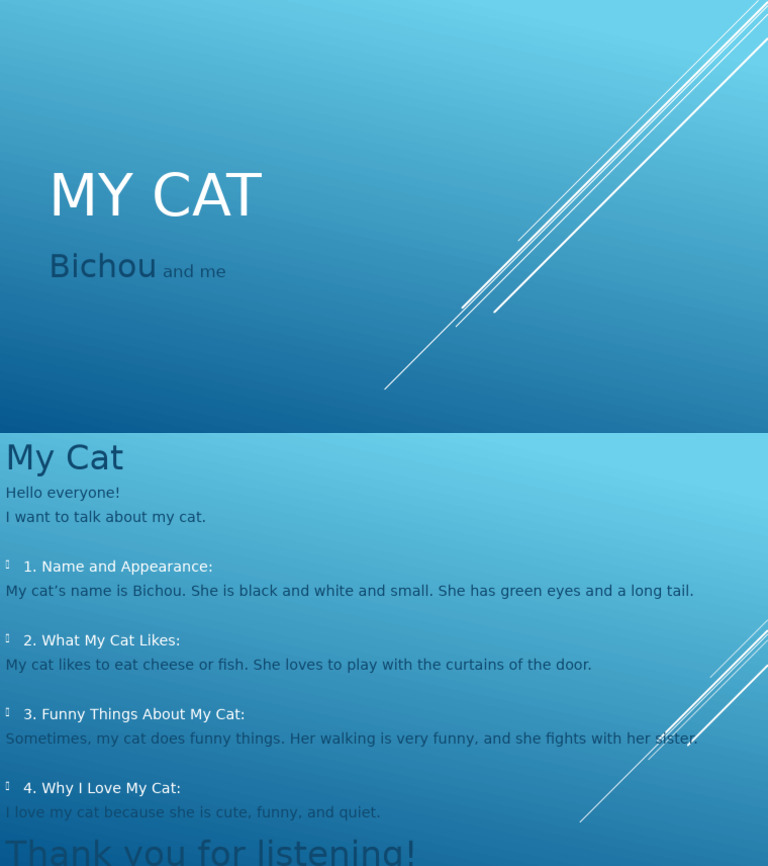 My Cat | PDF