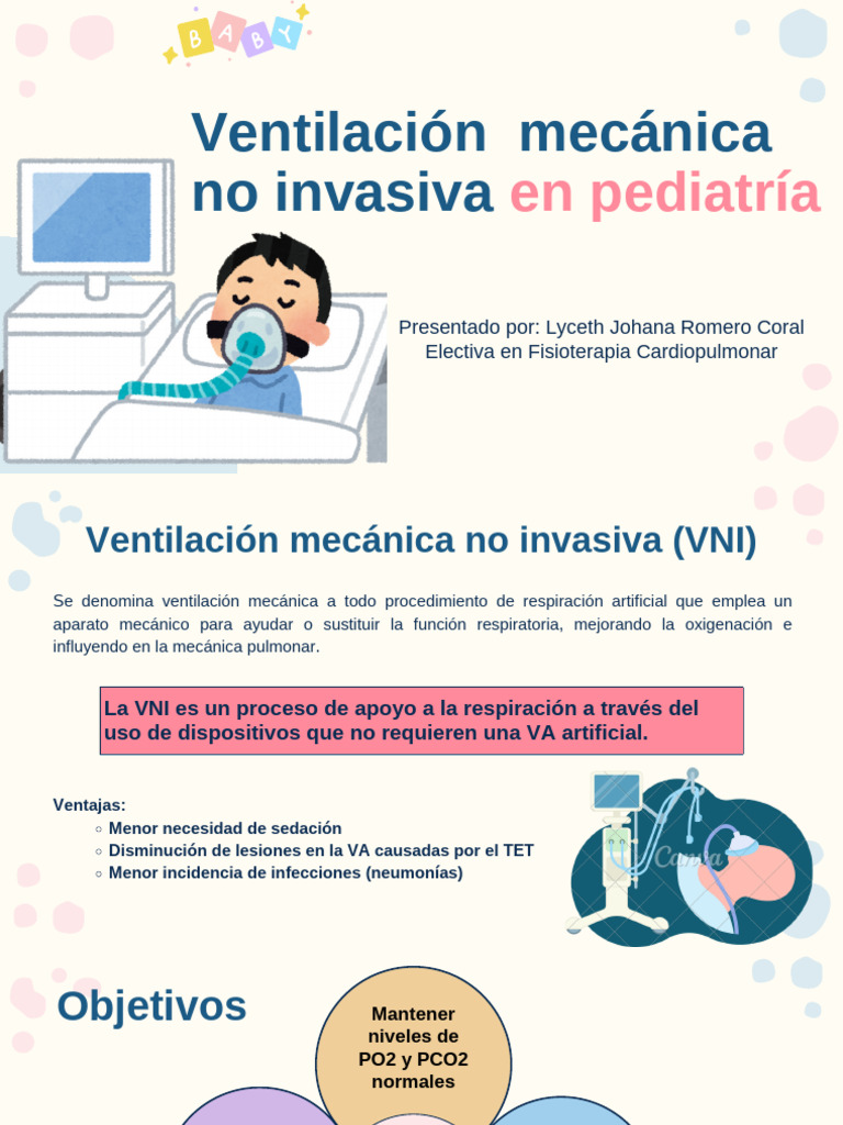 Ventilación Mecánica No Invasiva Pediatría | PDF | Sistema respiratorio | Medicina CLINICA