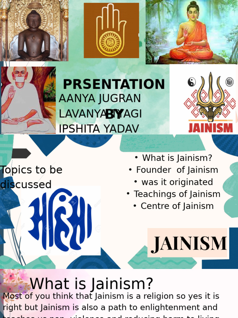 S.ST PPT of Jainism by Aanya Lavanya Ipshita | PDF