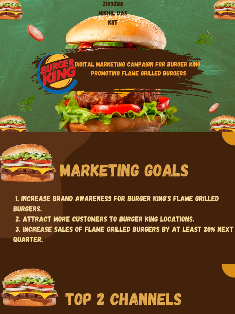 Digital Marketing Campaign For Burger King Promoting Flame Grilled ...