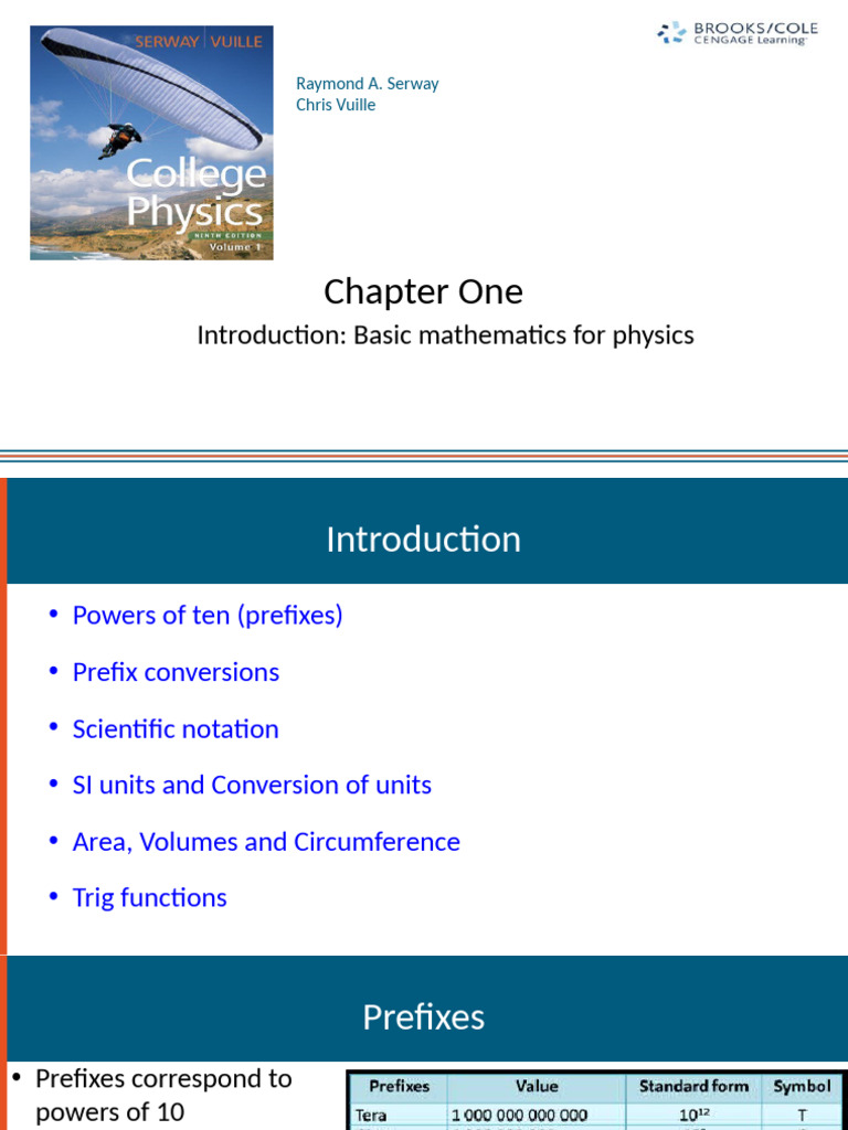 Chapter One (1) | PDF | Significant Figures | Multiplication