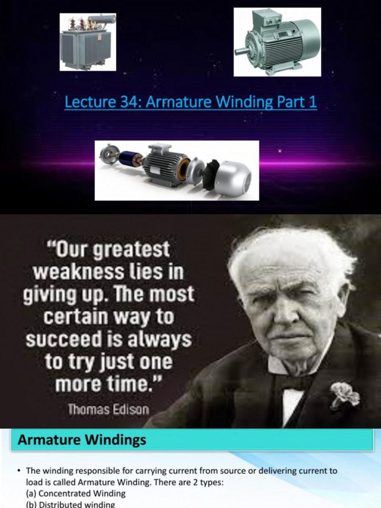 4 Armature Winding 1 | PDF