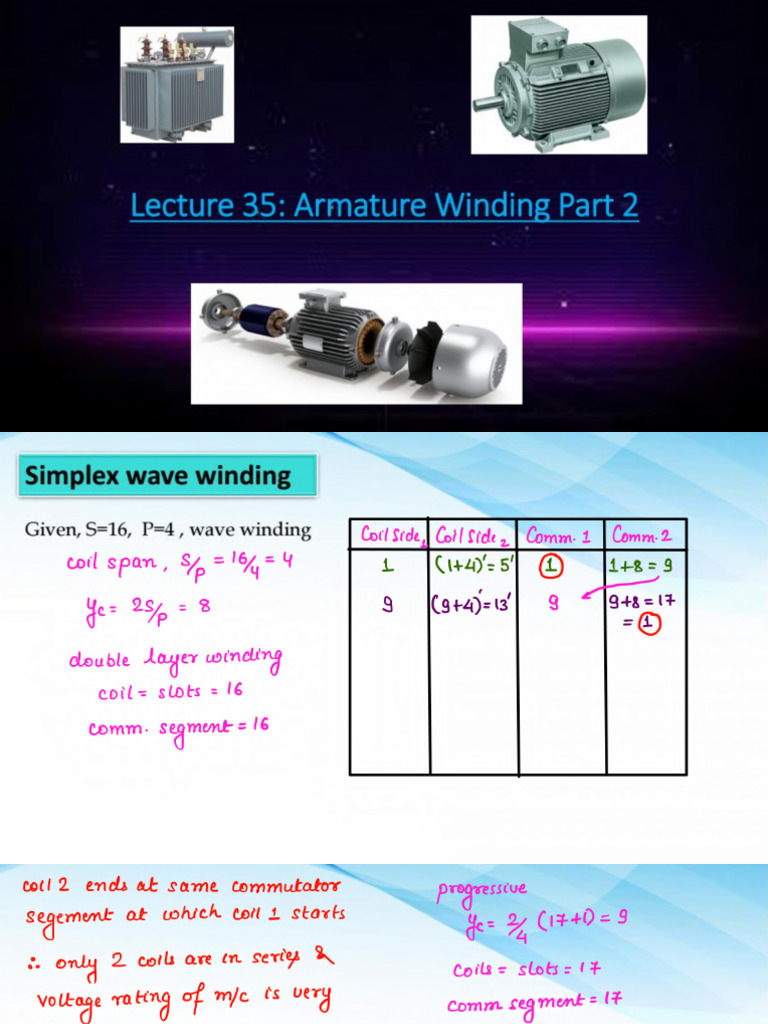5 Armature Winding 2 | PDF