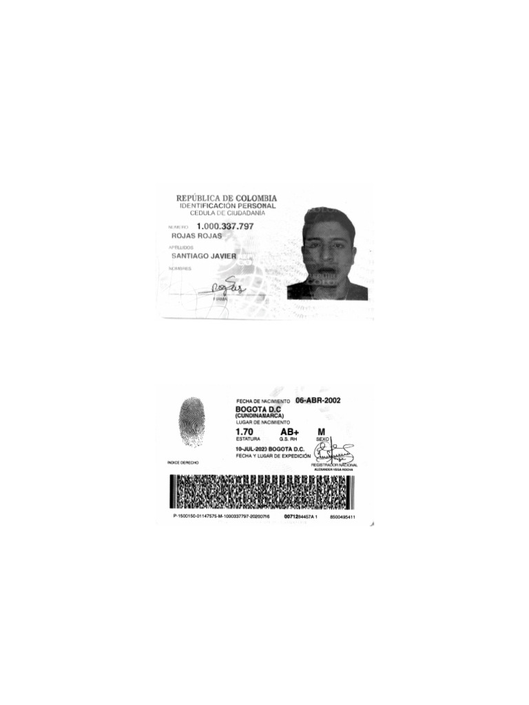 Documento de Identidad | PDF