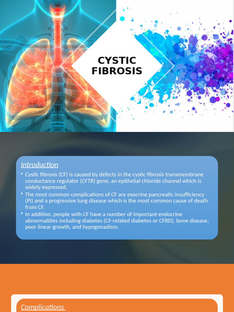 Cystic Fibrosis (By Shahid) | PDF | Pancreas | Diabetes