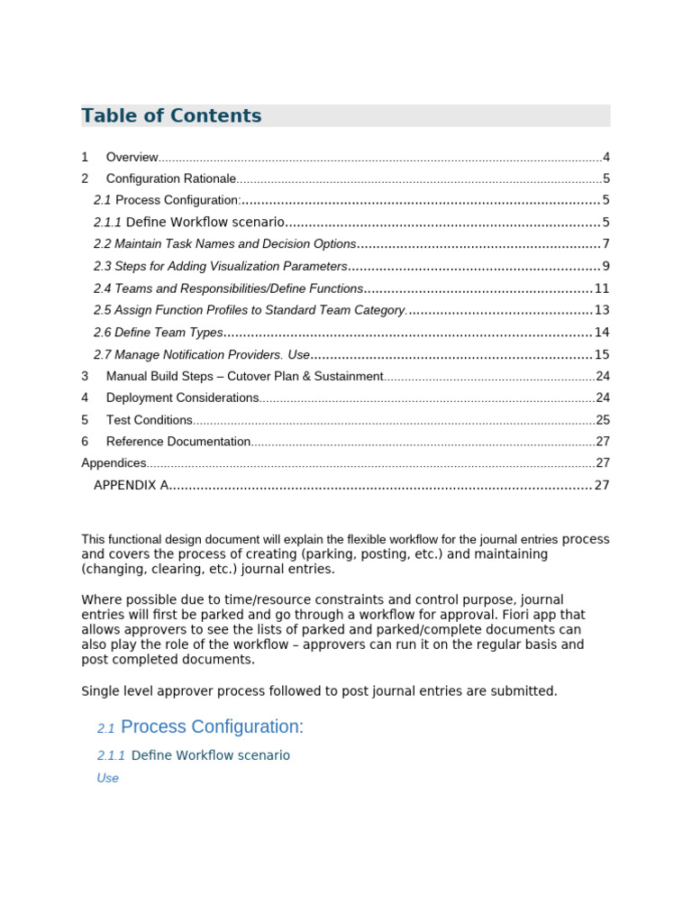 Flexible Workflow for Journal Entries | PDF | Function (Mathematics ...