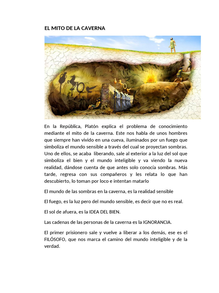 El Mito de La Caverna | PDF