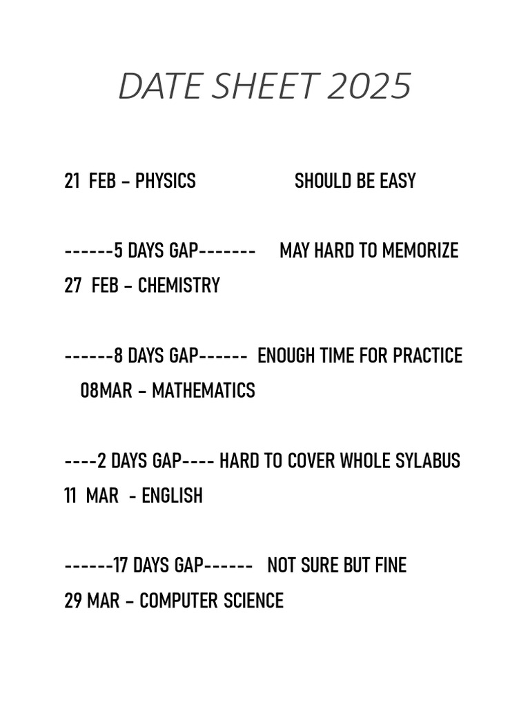 Dtae Sheet | PDF