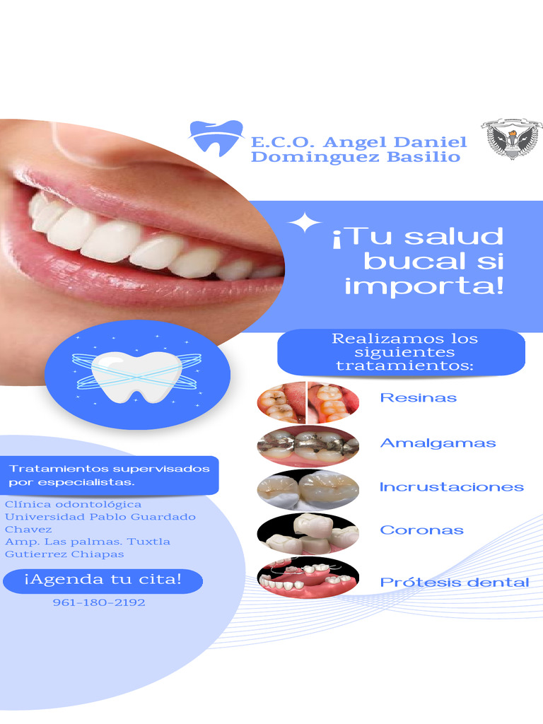 Flyer Servicios Odontología Corporativo Azul (Volantes publicitarios ...
