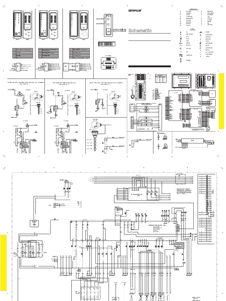 Diagramas Caterpillar | PDF | Relay | Power Engineering