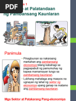 Mga Hamon sa Pagkamit ng likas kayang pag-unlad | PDF