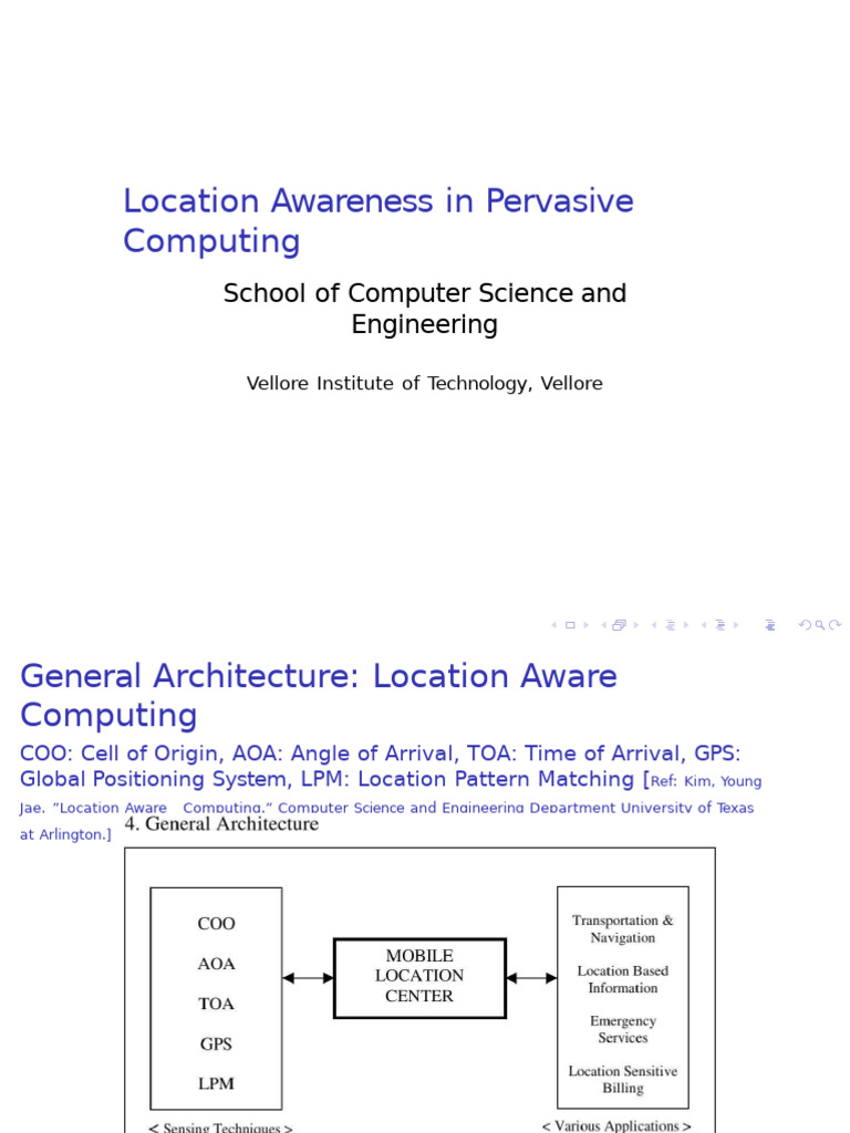 14-Network-Centric Approaches - Cell of Origin (COO), Angle of Arriv | PDF | Global Positioning ...