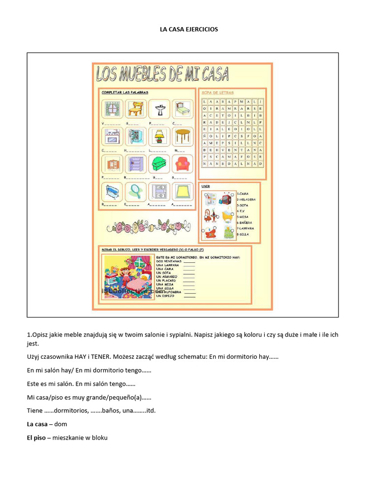 La Casa - Ejercicios | PDF
