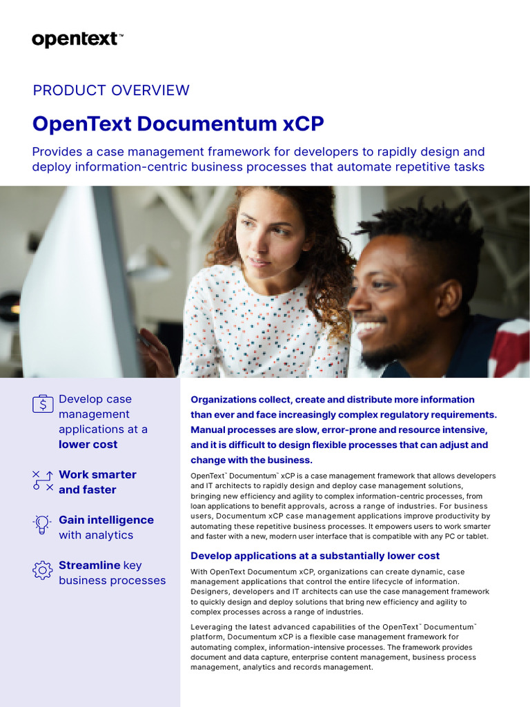 Opentext Po Documentum XCP en | PDF | Cloud Computing | Computing