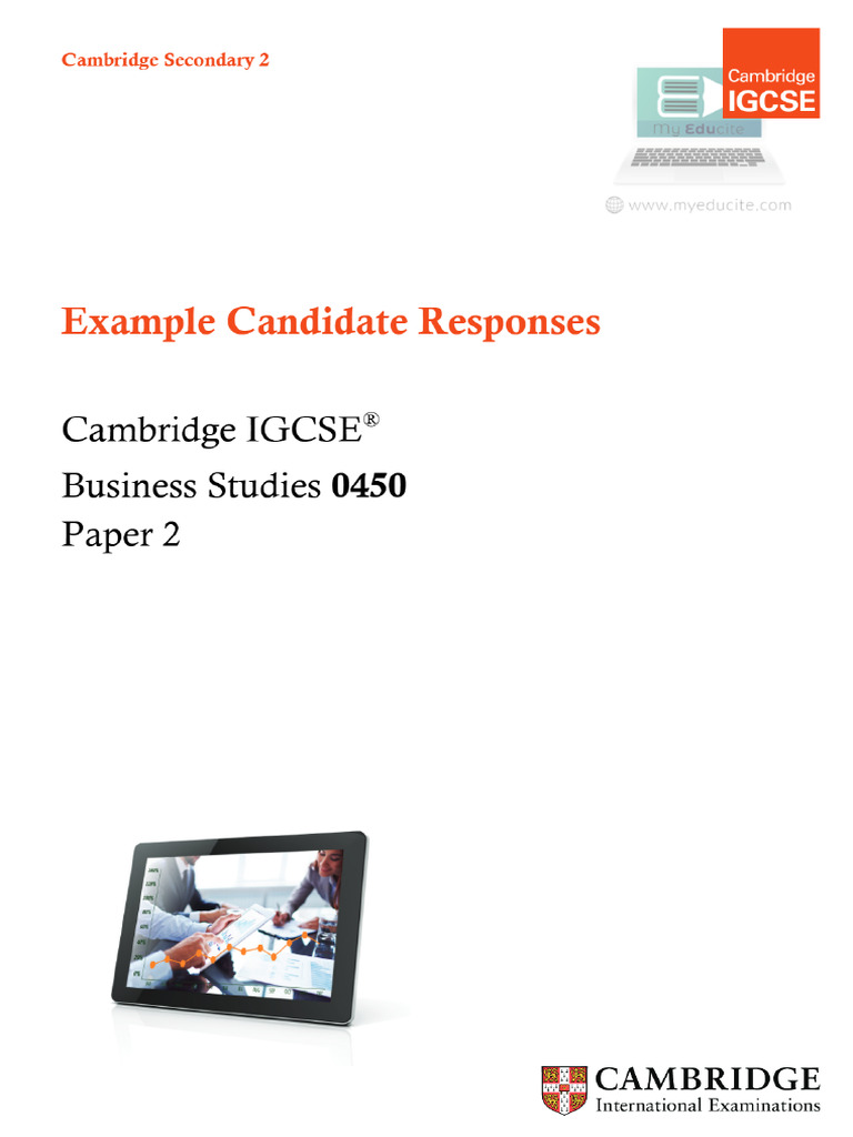 0450 Example Candidate Responses Paper 2 (1) | PDF