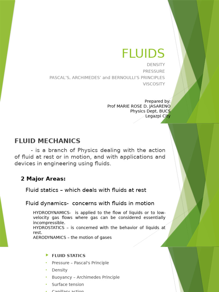 FLUID-MECHANICS | PDF | Fluid Mechanics | Fluid Dynamics