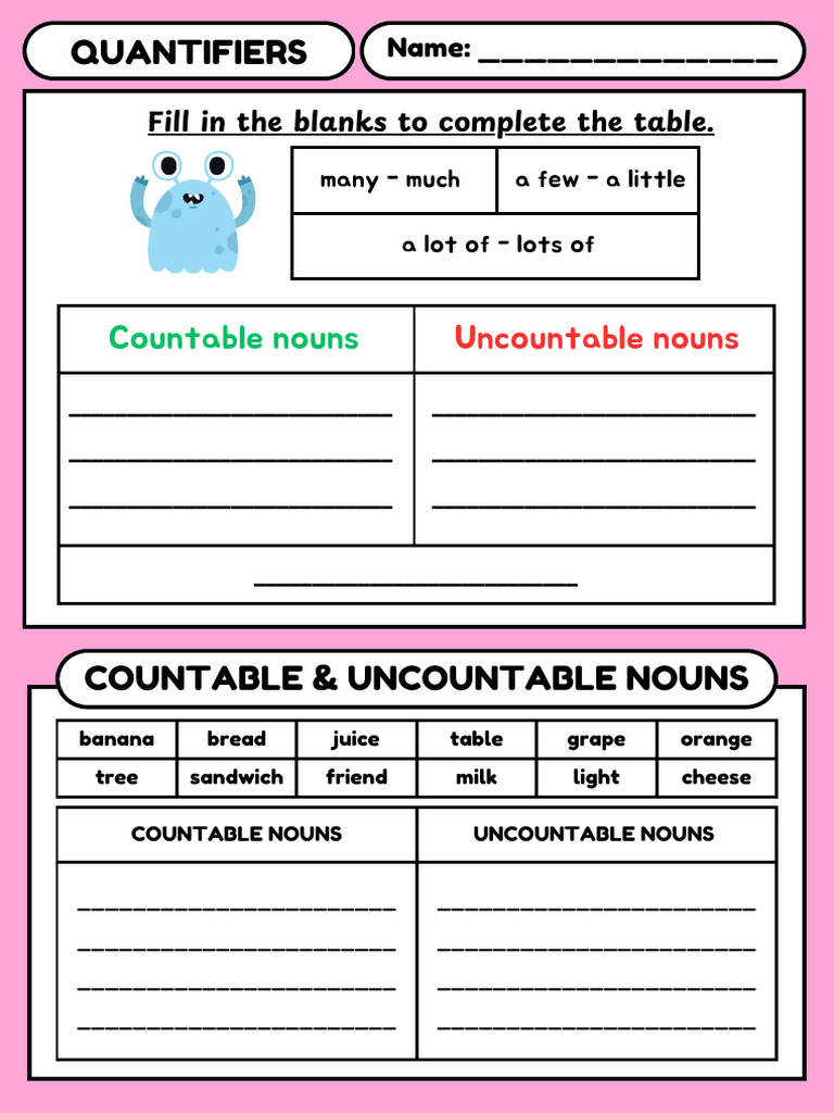 QUANTIFIERS - Solution Elementary Unit 4D | PDF | Foods | Cuisine