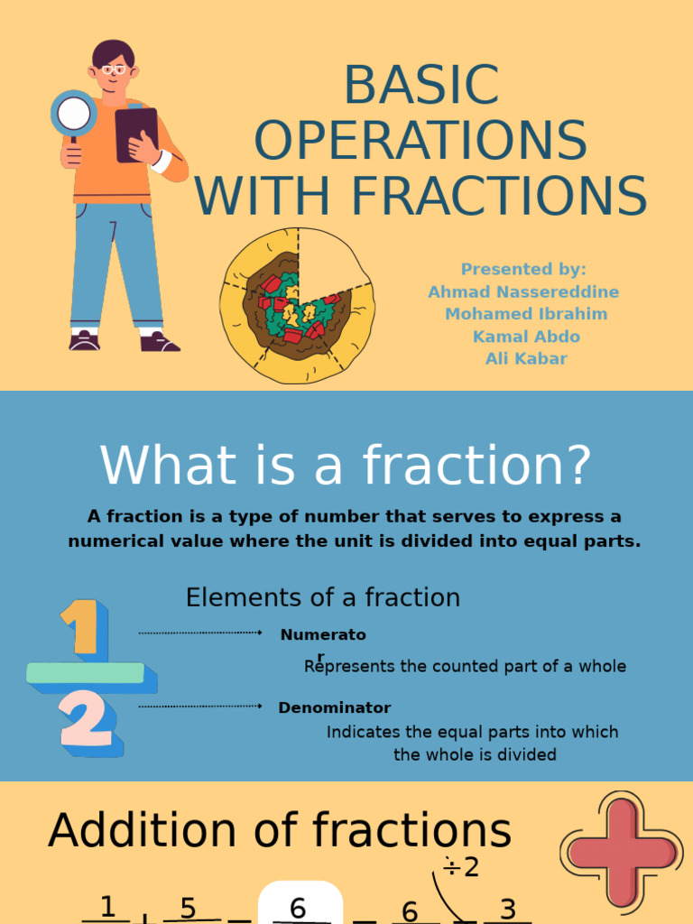 Basic Operations With Fractions | PDF | Lexicology | Mathematical Concepts