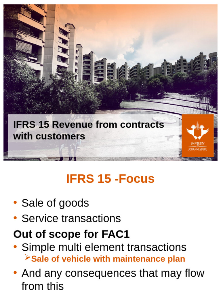 Understanding IFRS 15 Revenue Recognition | PDF | International ...