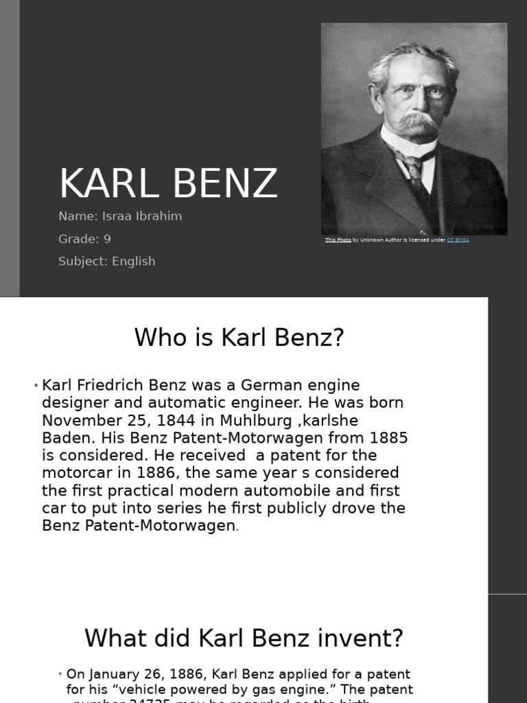 Karl Benz | PDF