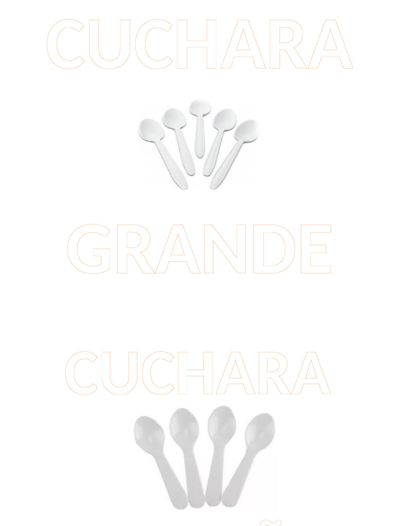 Cucharas - Pitillos | PDF