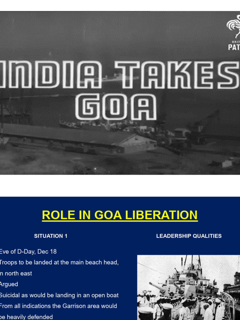 India Takes Goa | PDF