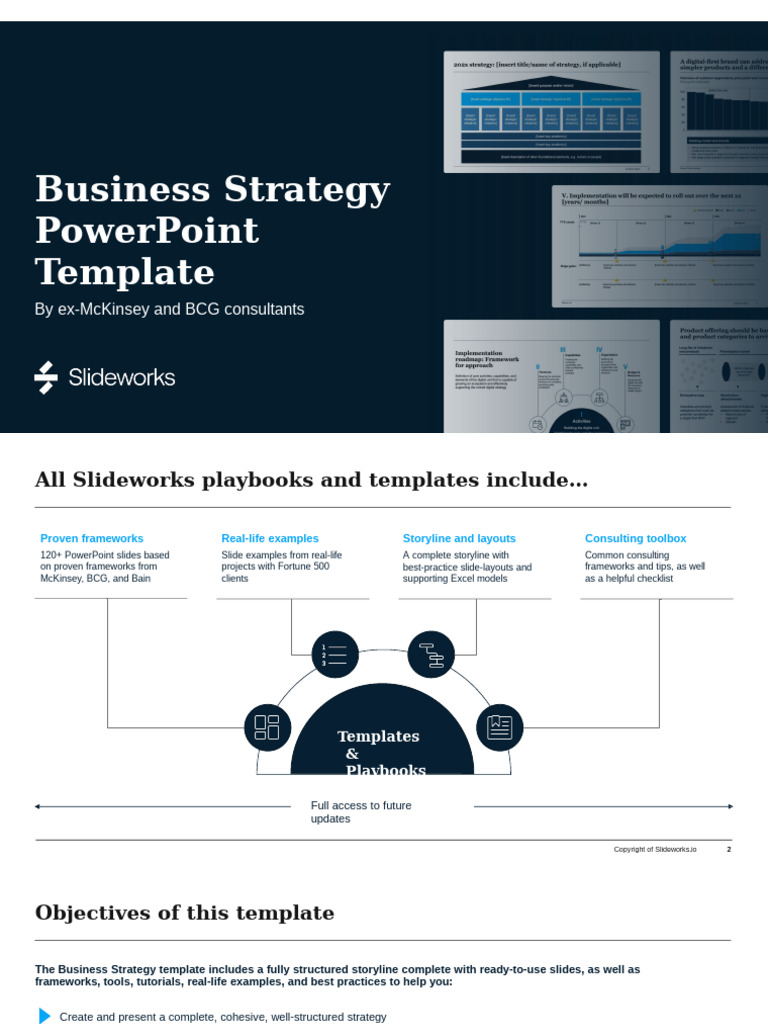 Mckinsey Slide Templates #2 | PDF | Strategic Management | Goal