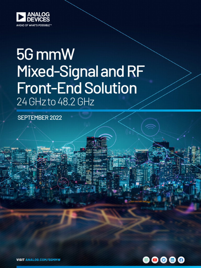 5g-mmw-brochure | PDF | Mixed Signal Integrated Circuit | Extremely ...
