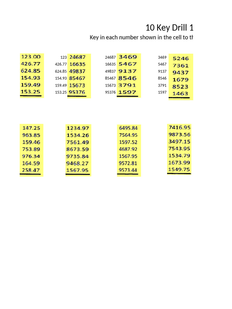 10 Key 1 | PDF
