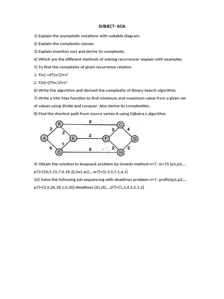 Aoa Question Bank Pdf