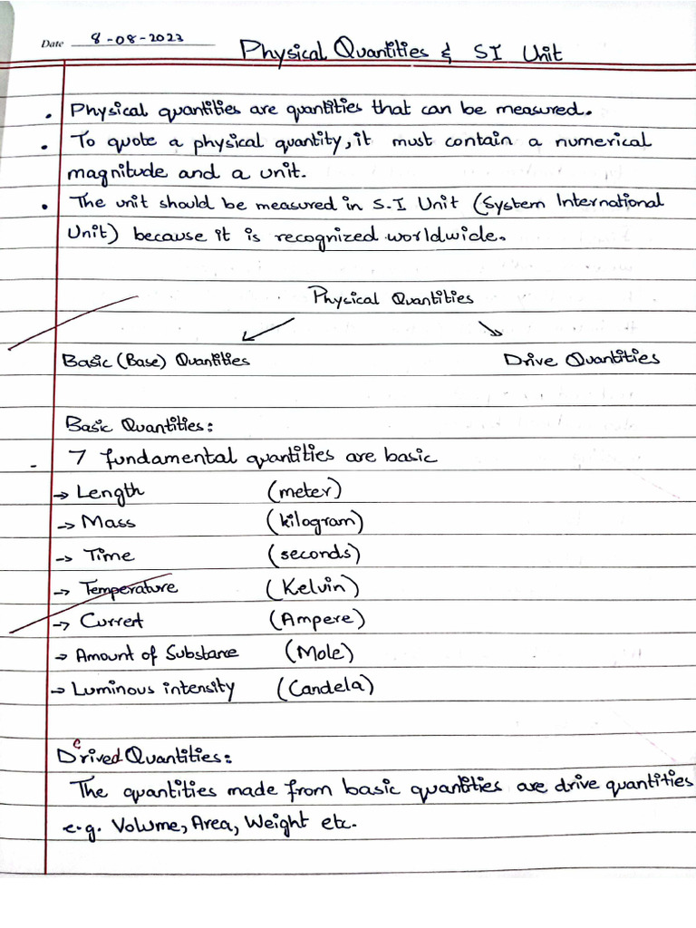 9 Class Notes | PDF