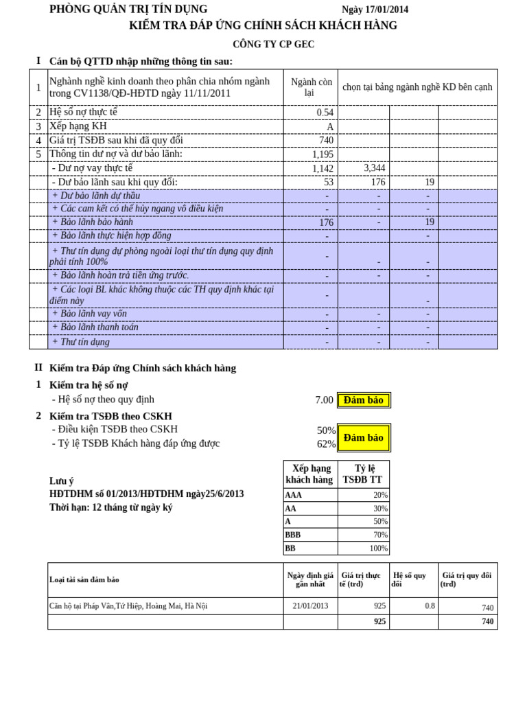 TSDB - Theo CSKH - CDV | PDF