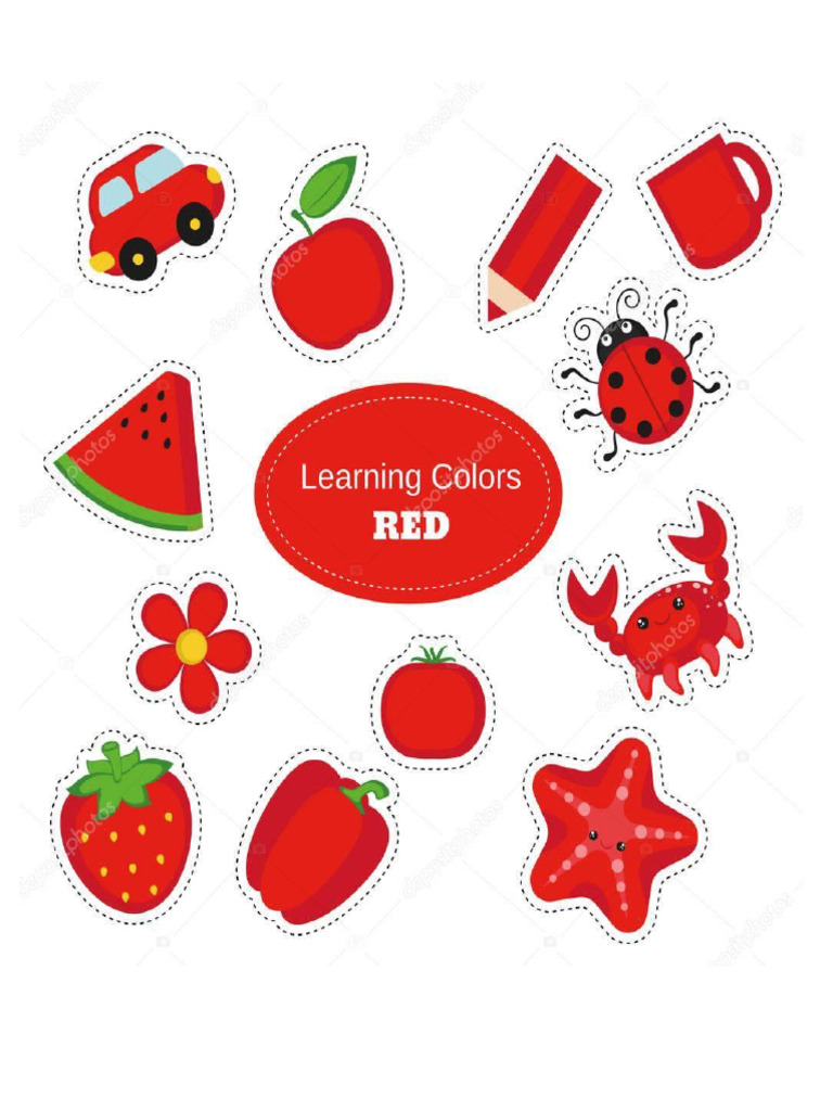 objetos color rojo | PDF