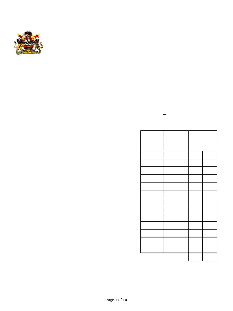 Bangwe Cluster Physics Msce Paper I | PDF | Electric Motor | Transformer