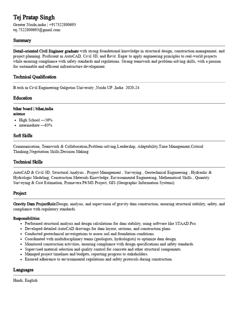 Tej Resume | PDF