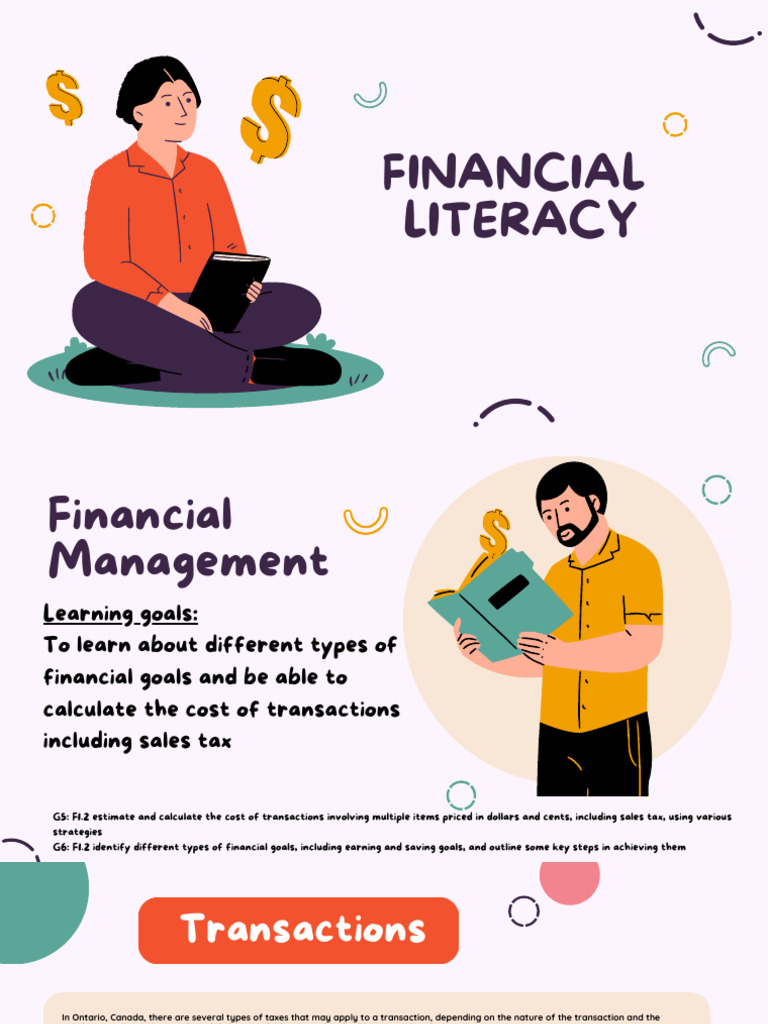 Financial Literacy Lesson 2 | PDF | Taxes | Government Finances