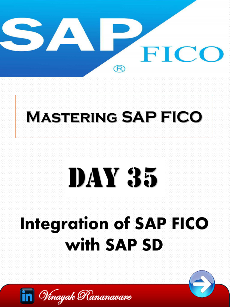 Day 35. Integration of SAP FICO With SAP SD | PDF | Invoice | Business