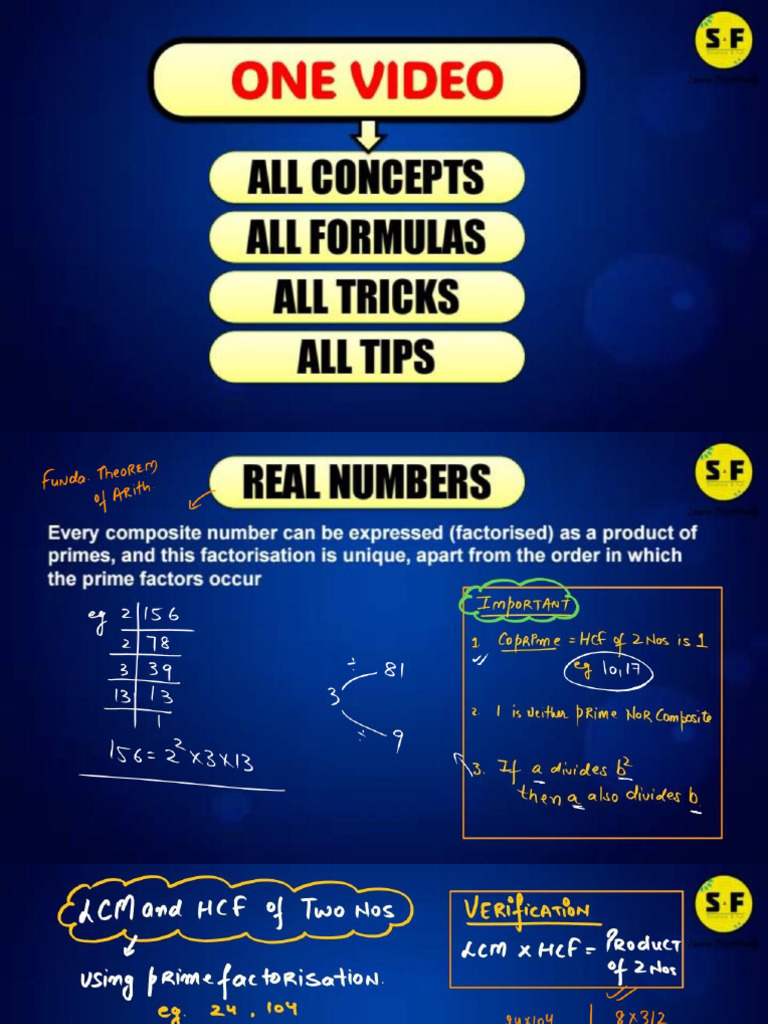 All Concepts in One Video Annoted PDF | PDF