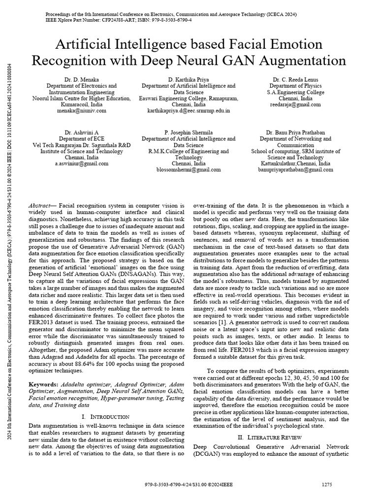 Artificial_Intelligence_based_Facial_Emotion_Recognition_with_Deep_Neural_GAN_Augmentation | PDF ...
