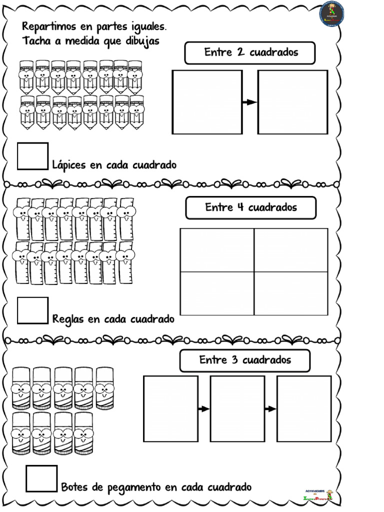 Aprendemos A Repartir y Dividir en Primaria | PDF