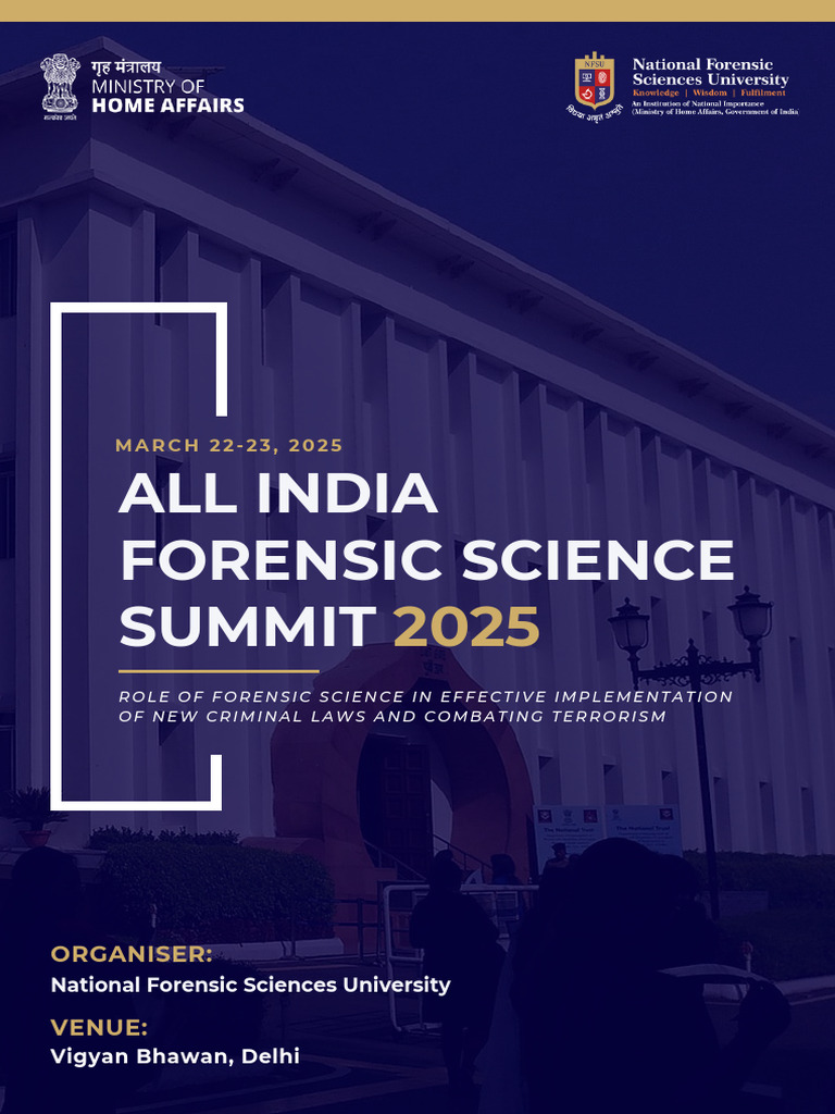 Forensic Science Summit 2025: Combating Terrorism | PDF | Forensic ...