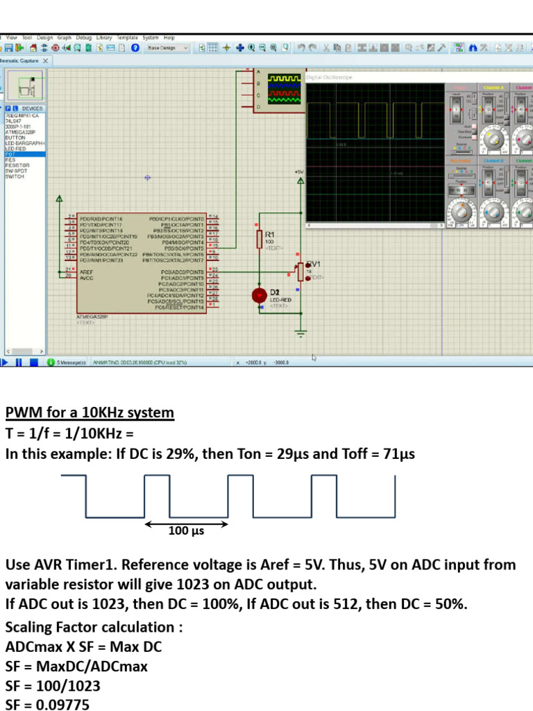 ATmega328p Cours 2 PWM Moodle - 3 | PDF | Analog To Digital Converter | Telecommunications ...