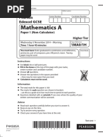 Edexcel Higher GCSE Paper 2 High Priority Revision Topics | PDF | Area ...